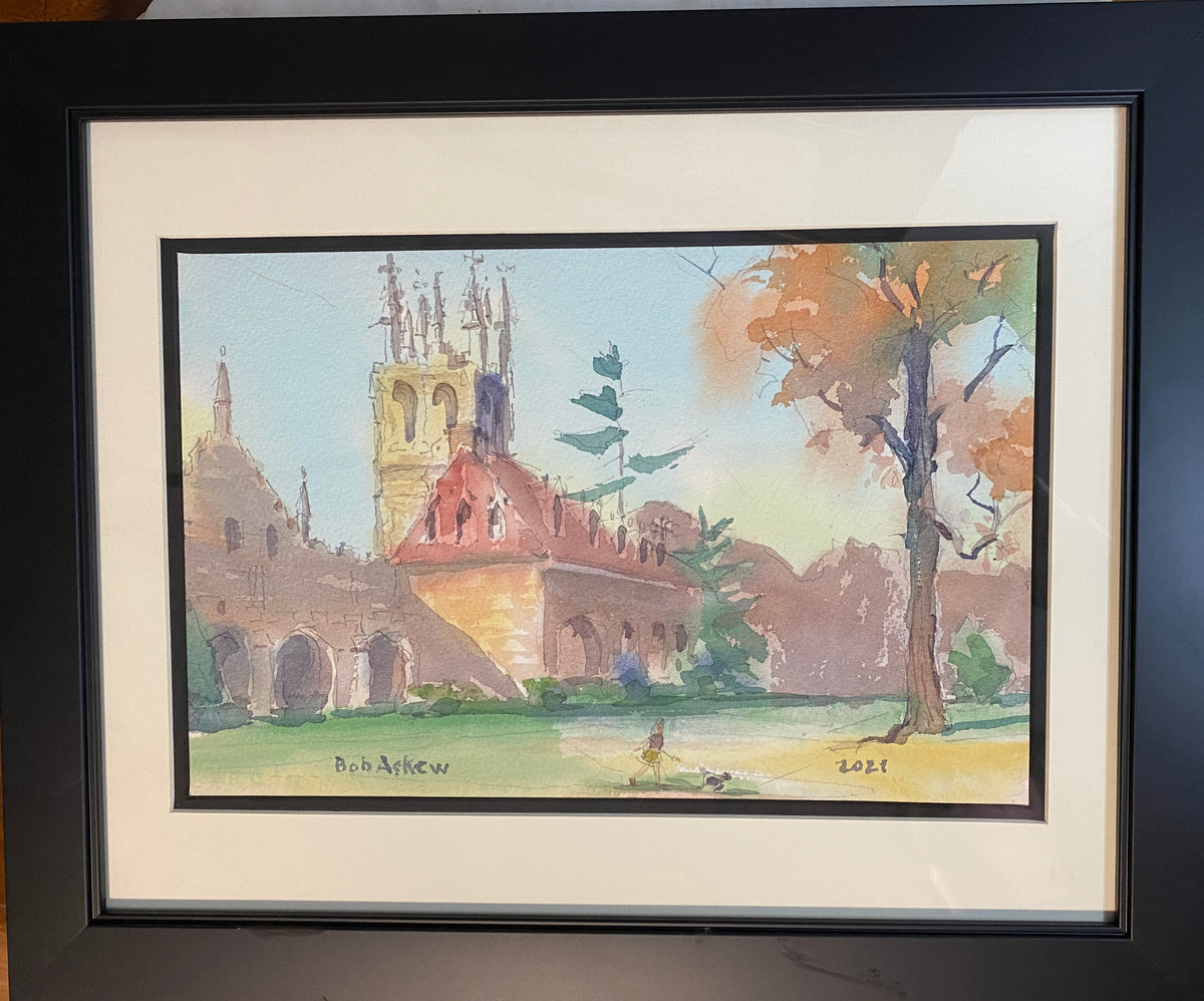 Sewanee Convocation Hall and Breslin Tower - Original Painting by Bob ...
